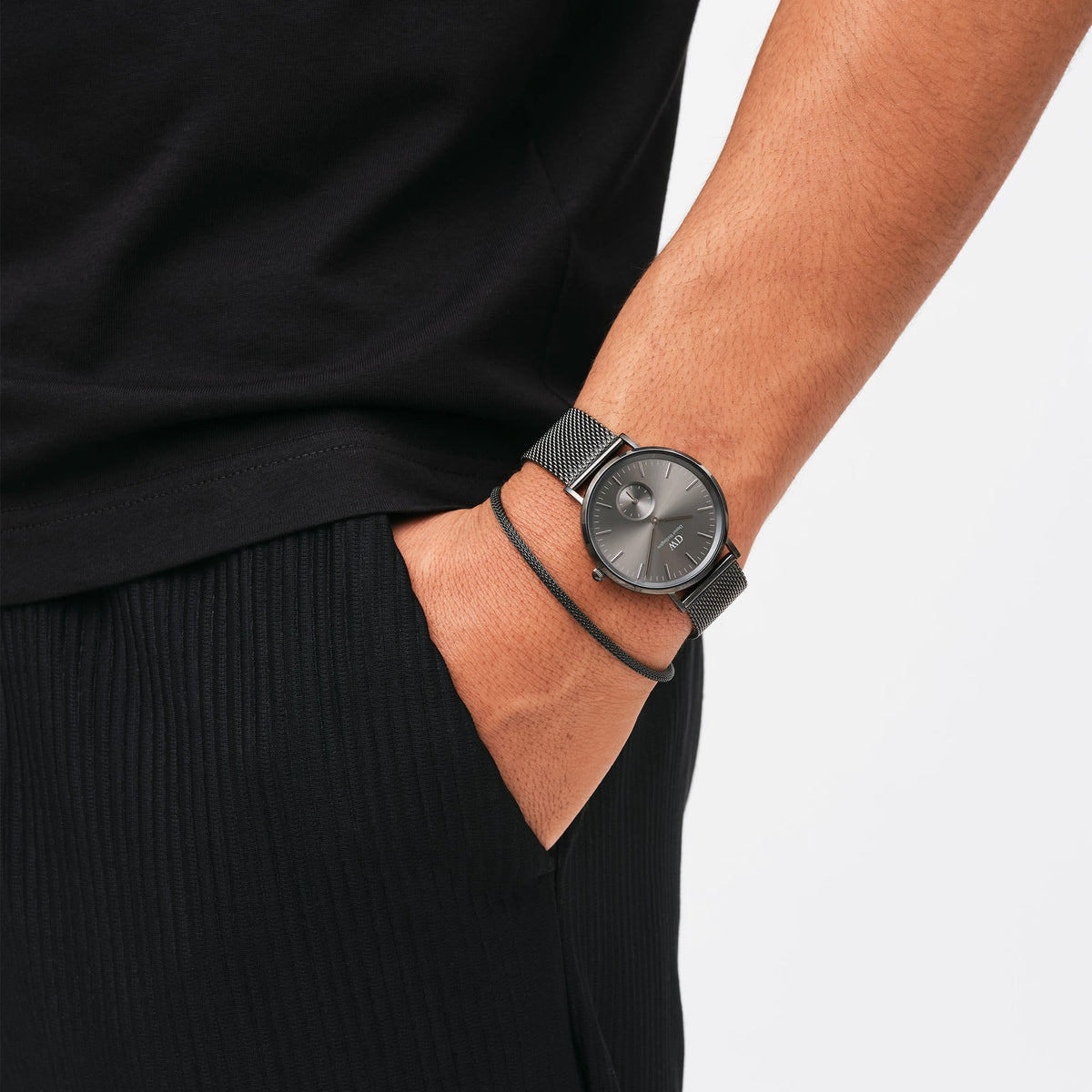 Tide Mesh Bracelet Graphite 2.8 | DW