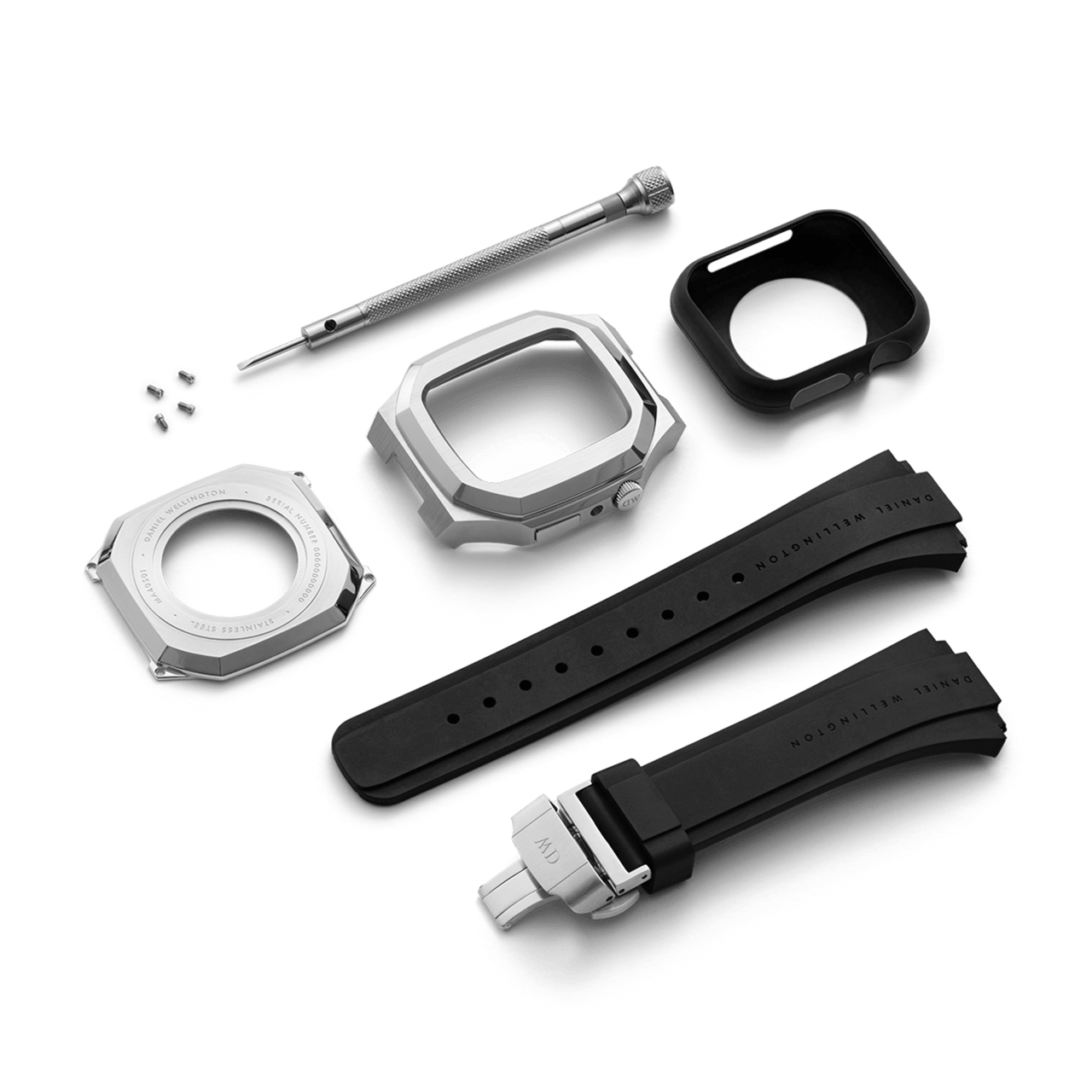 Smartwatch Case - Apple Watch Case Silver - Size 40mm | DW