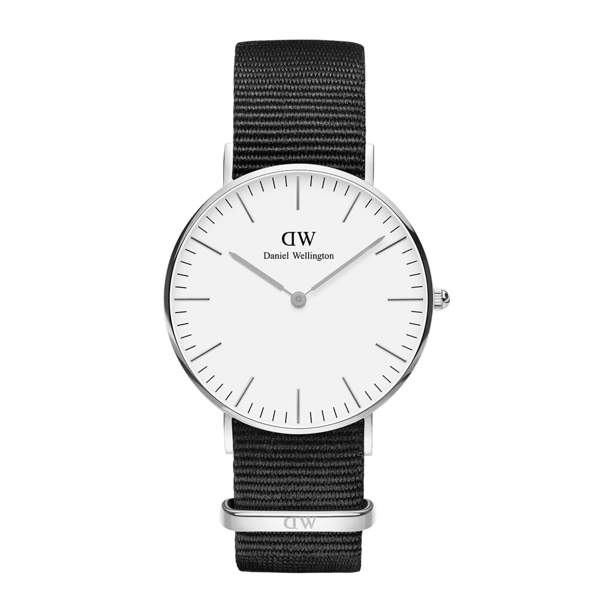 Classic Cornwall silver/white 40mm | Daniel Wellington
