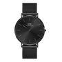 Mesh Onyx - Black watch with black sunray dial | DW